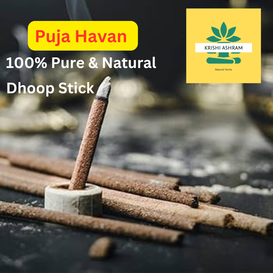 Puja Havan - Natural Dhoop Stick – Krishi Ashram Stores