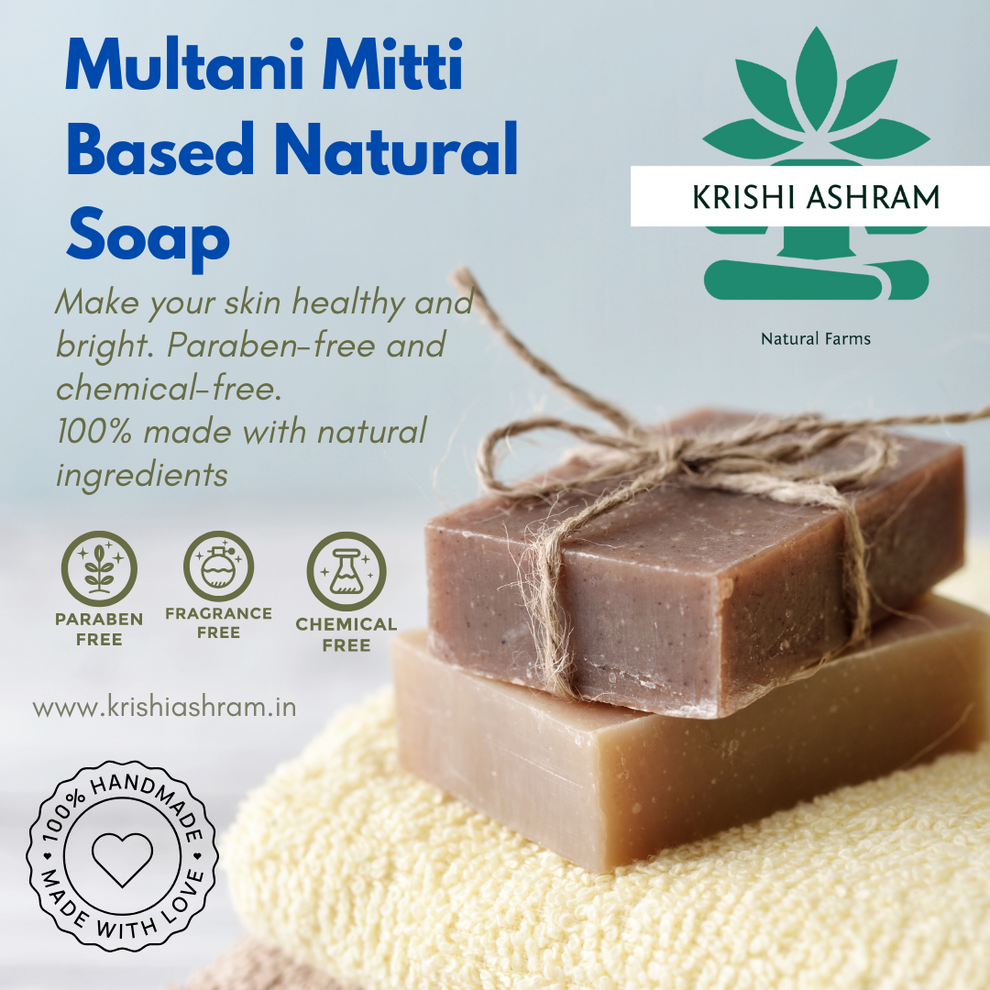 Handmade Soap - Multani Mitti Based – Krishi Ashram Stores